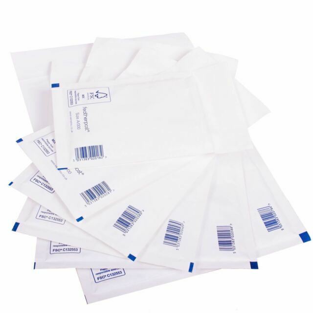 Featherpost Size A/000 Bubble Padded Envelope - White for sale online ...