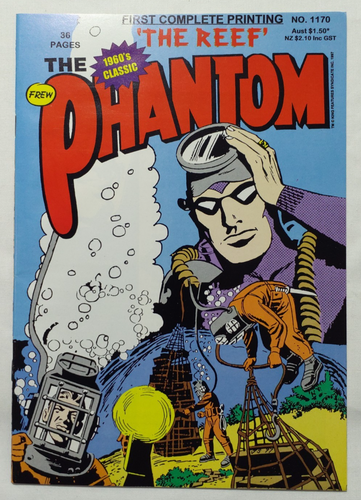 Australian Frew Phantom Comic No 1170 VF+ to NM- Published 1997 Bagged ...