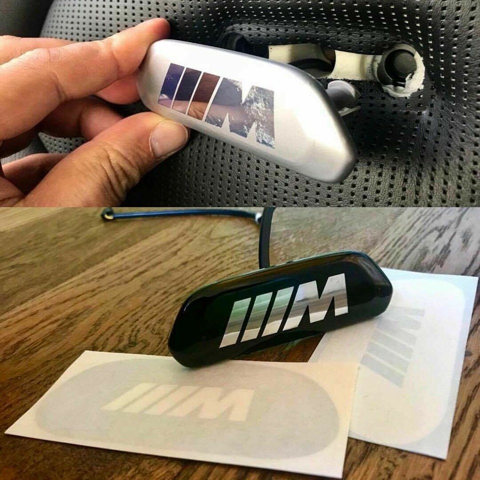 F80 / F82 / F83 BMW M3 M4 Seat Badge Repair Kit Overlays - BLACK | eBay