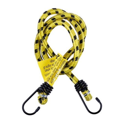 Bungee Cord Heavy Duty Yellow/Black 75cm (L) x 1.2cm (D) | eBay Australia