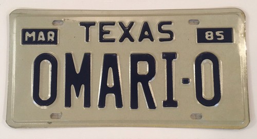 Vanity O MARI MARIO license plate Mary Nintendo Super Bros Marios ...