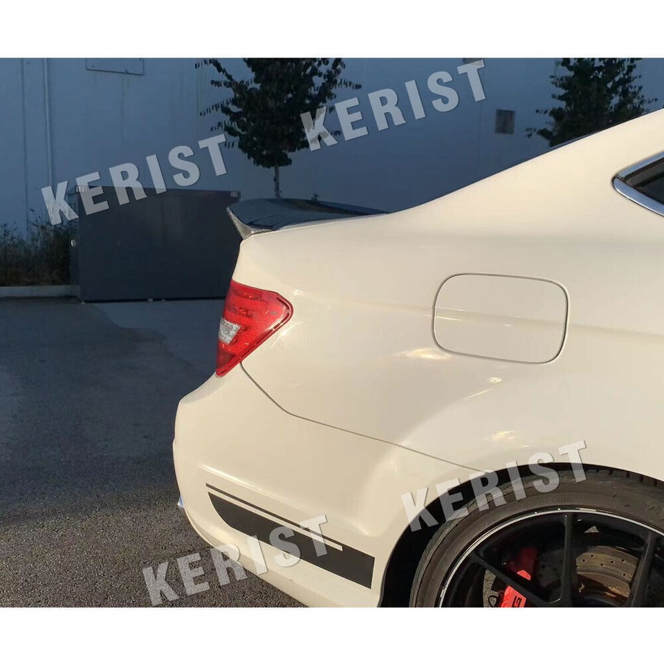 Carbon Fiber Trunk Lip Spoiler Wing Spoiler For Benz W204 Coupe 2012-15 ...