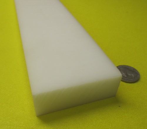 Teflon PTFE Virgin Bar 1.00" Thick x 2.00" Wide x 48" Long White | eBay
