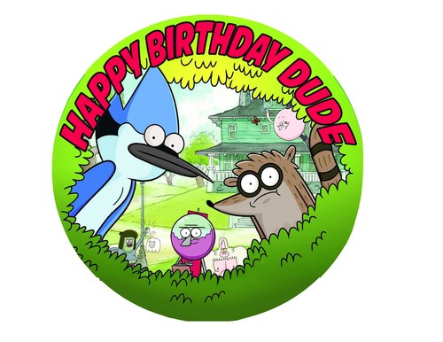 THE REGULAR SHOW Birthday Party Cake Decoration icing sheet Custom | eBay