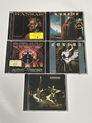 Kansas 5 CD Lot - Masque, Monolith, Audio-Visions, Power, & In The ...