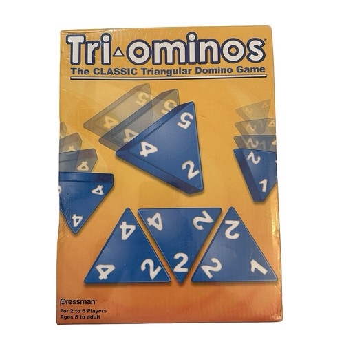 Tri Ominos The Classic Triangular Domino Game NEW Sealed 2-6 Players ...