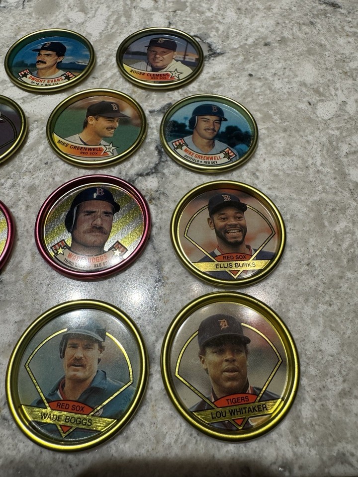 Set Of Vintage Baseball Topps Baseball Coins | eBay