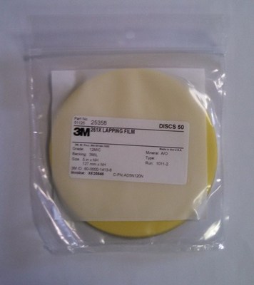 3M LAPPING DISCS 5XNH 12MIC 3 MIL 261X 90631 50 DISCS PER PACK | eBay