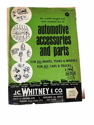 Antique 1967 J.C. Whitney & Co. Automotive Acessories & Automotive ...