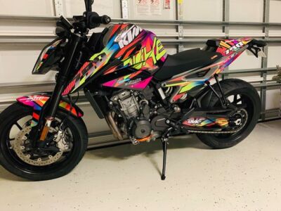 FULL Custom GRAPHICS KIT FOR KTM DUKE 790 890 2017 2018 2019 2020 2021 ...