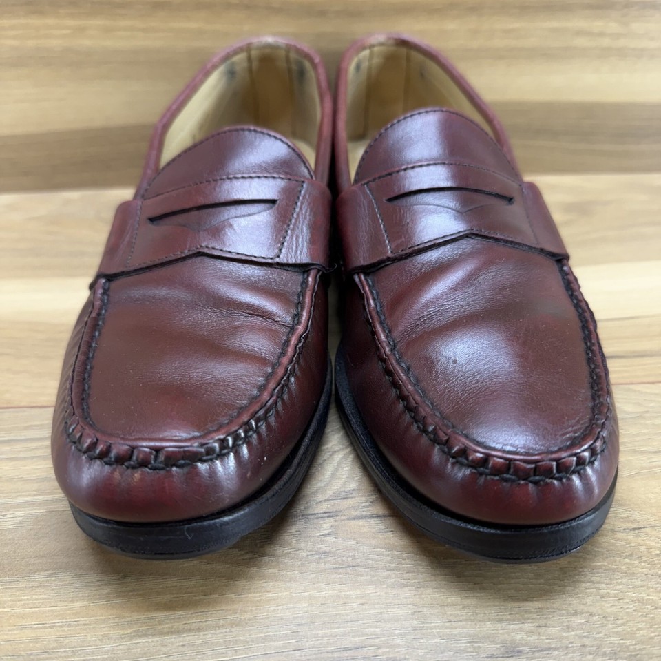 Allen Edmonds Mens Shoes Size 9.5 B Cameron Penny Loafers Reddish Brown ...
