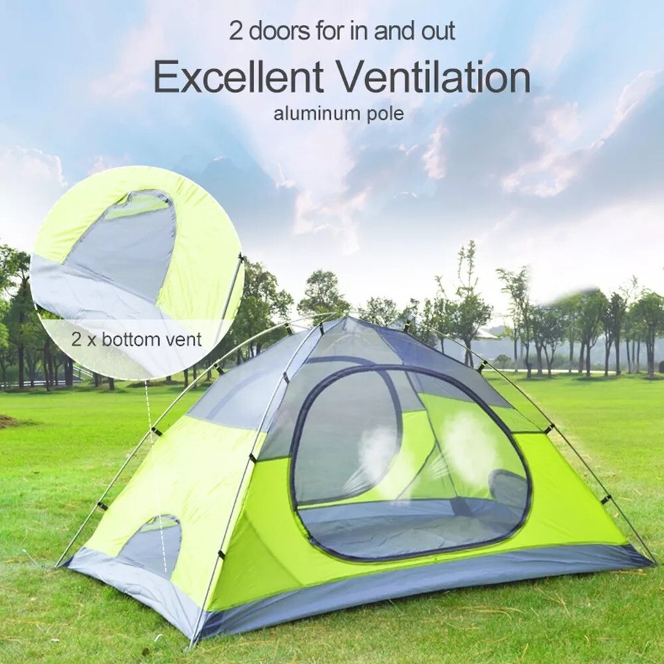 Winter Tent Wind Snow Skirt 4 Season Outdoor Camping 2Person Hiking ...