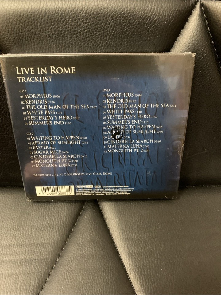 Live in Rome Steve Rothery Band (2CD & DVD, 2014) SEALED 5052205068885 ...