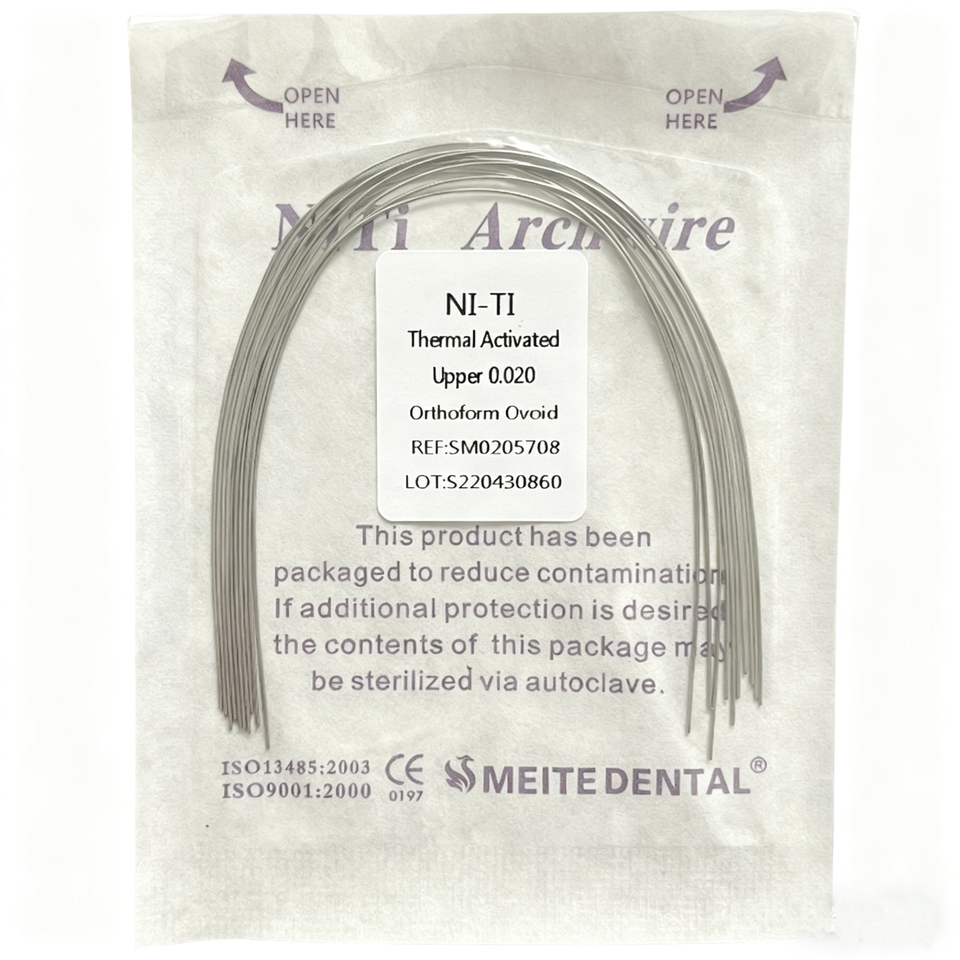 10 Packs Dental Orthodontic Thermal Activated Niti Round Arch Wires ...
