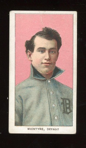 1909 T206 McIntyre (Portrait) - Detroit Tigers | eBay