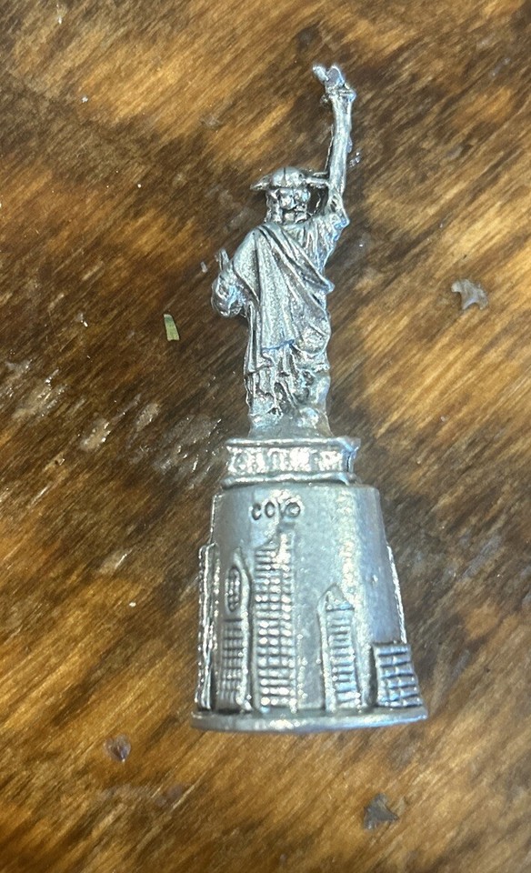 Cci Comstock Creations Pewter Statue Of Liberty Vintage Thimble | eBay