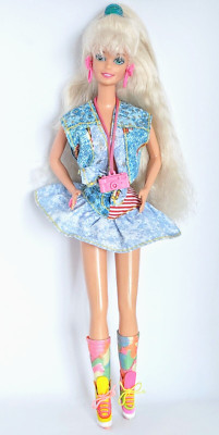 Barbie 1990 All American Stone Wash Iconic Reebok #9423 | eBay