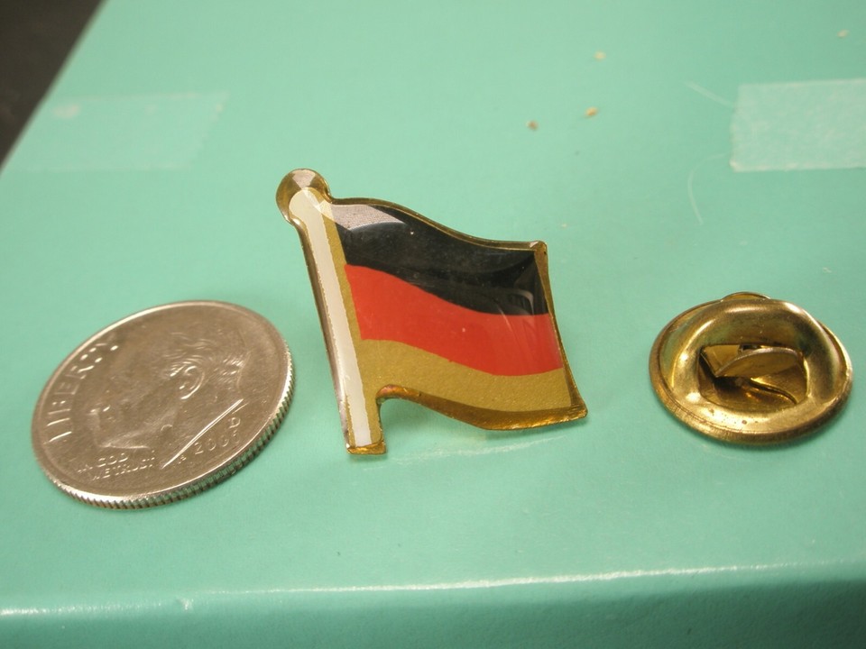 Flag of Germany Flagge Deutschlands Vintage Tie Tack Lapel Pin t111 | eBay
