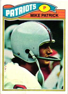 MIKE PATRICK 1977 Topps Football #313 FREE SHIPPING B7R2S1P7 | eBay