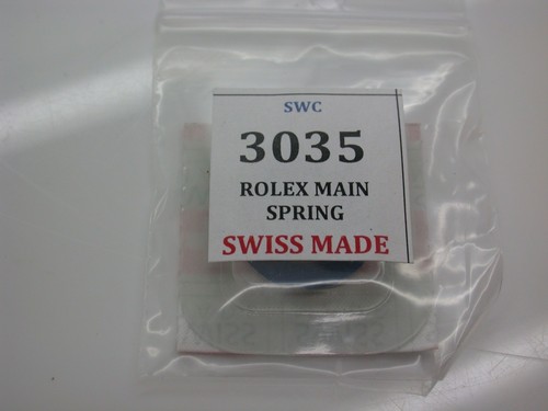 Rolex Mainspring Calibre 3035 Brand New Mainspring Sealed Package Swiss ...