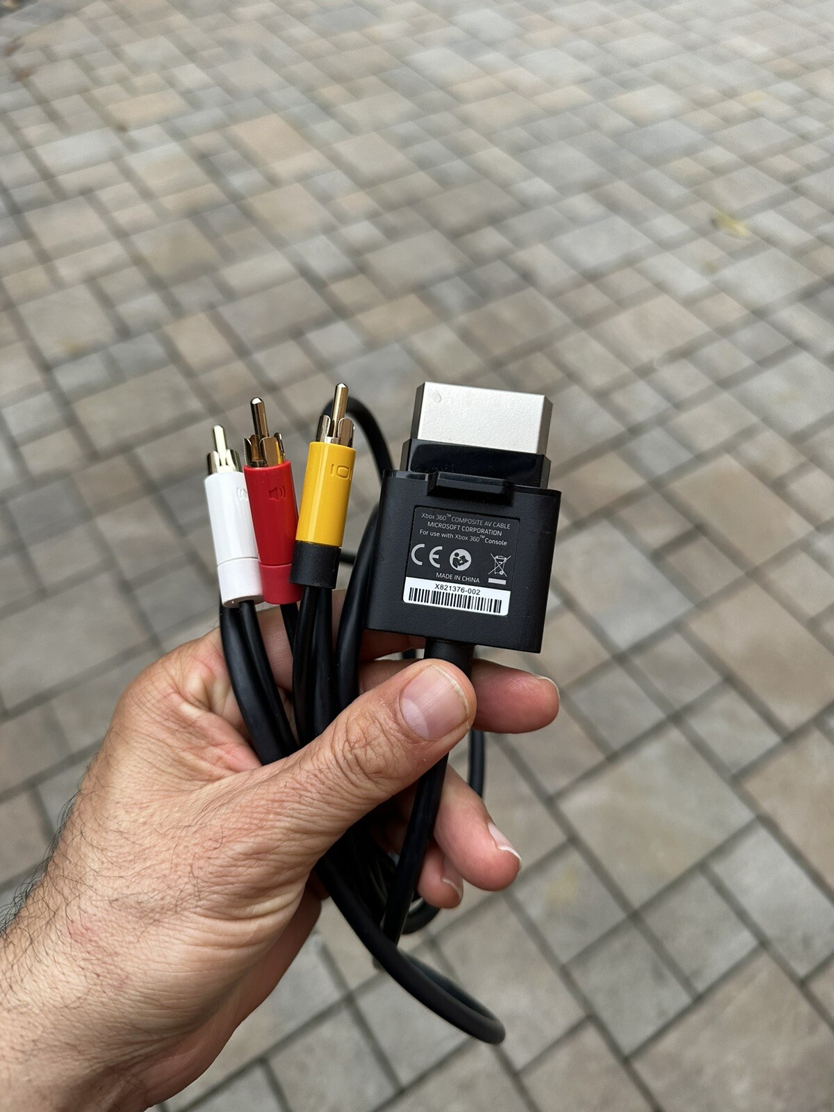 Official Microsoft Xbox 360 Audio Video Composite AV Cable Cord ...