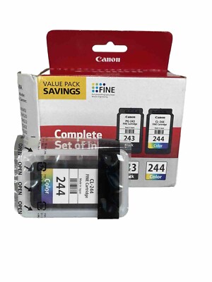Genuine Canon CL-244 Color Ink Cartridge Only Color Ink NEW SEALED | eBay