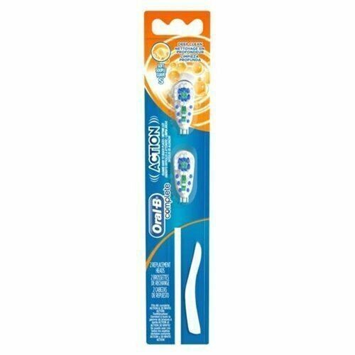 Oral B CrossAction Dual Clean Replacement Brush Head Soft Bristles 2 ct ...