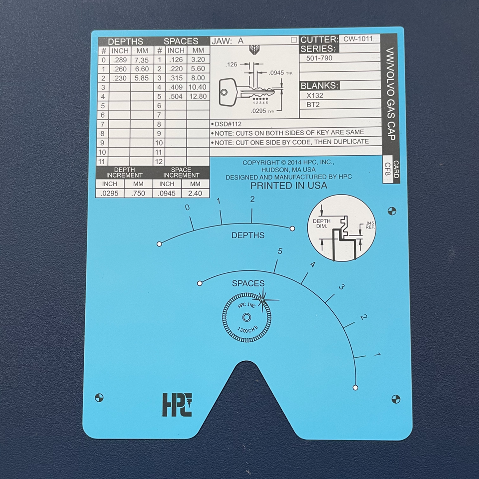 New HPC Replacement Code Cards for 1200 CMB Blitz - Free Shipping ...