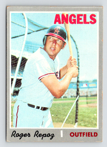 1970 Topps Card, #397 Roger Repoz, California Angels | eBay