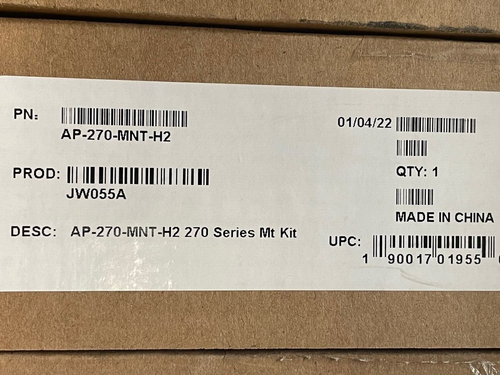HPE Aruba JW055A JW055-61001 AP-270-MNT-H2 Mounting Kit Wall/Ceiling ...