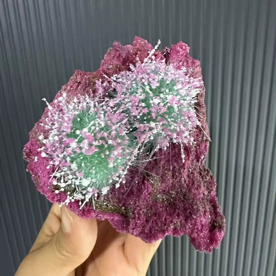 200g+ Natural ruby Crystal Quartz Energy Ore Healing Mineral Specimen ...
