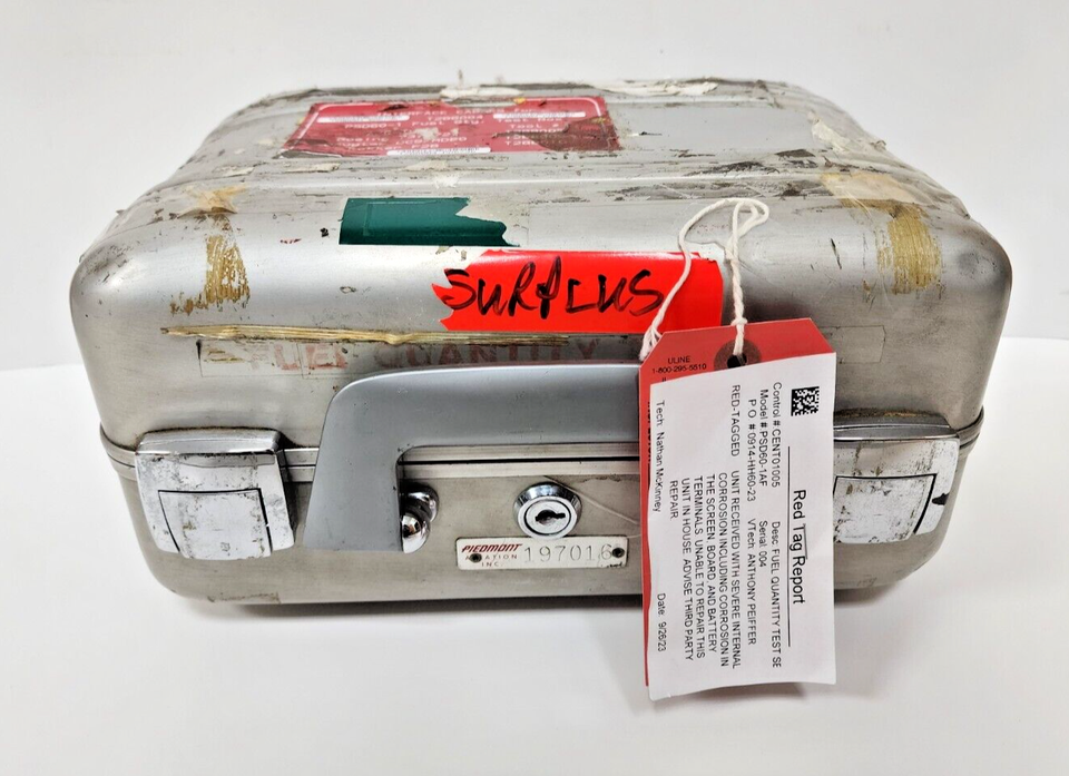 SIMMONDS PRECISION FUEL QUALITY TEST SET PSD60-1 12" X 6-1/2" X 10 ...