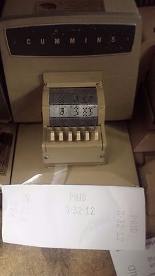 Cummins Paid and Date Perforator | eBay