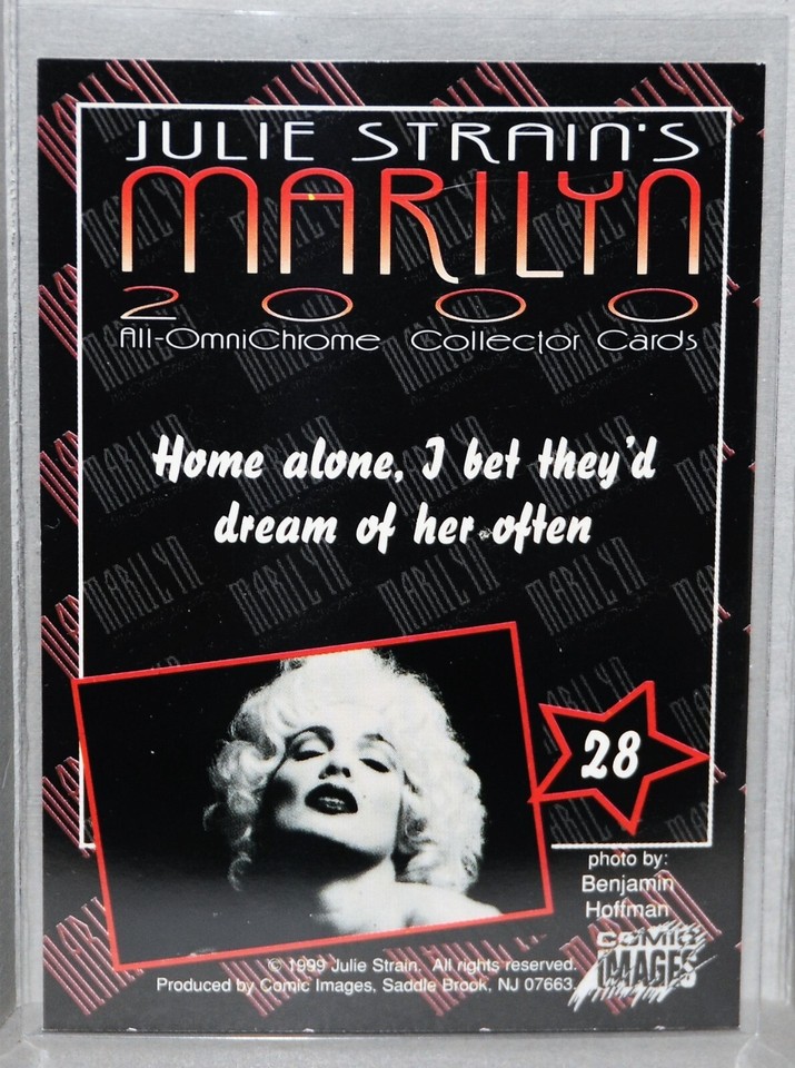JULIE STRAIN’S MARILYN 2000 Marilyn Monroe Pin Up Cheesecake Collector ...