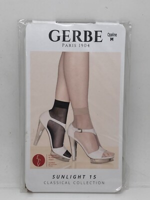 Women's Socks GERBE Sunlight 15 Size M Color Opaline New!!! | eBay