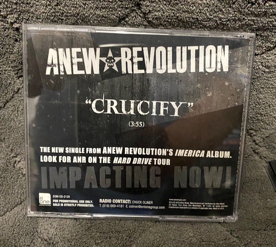 Audio CD - ANEW REVOLUTION - Crucify DJ PROMO SINGLE Imerica - Very ...