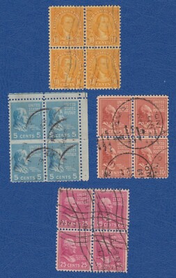 US President Blocks of 4--#s 562, 810, 815 &829 FREE SHIPPING | eBay