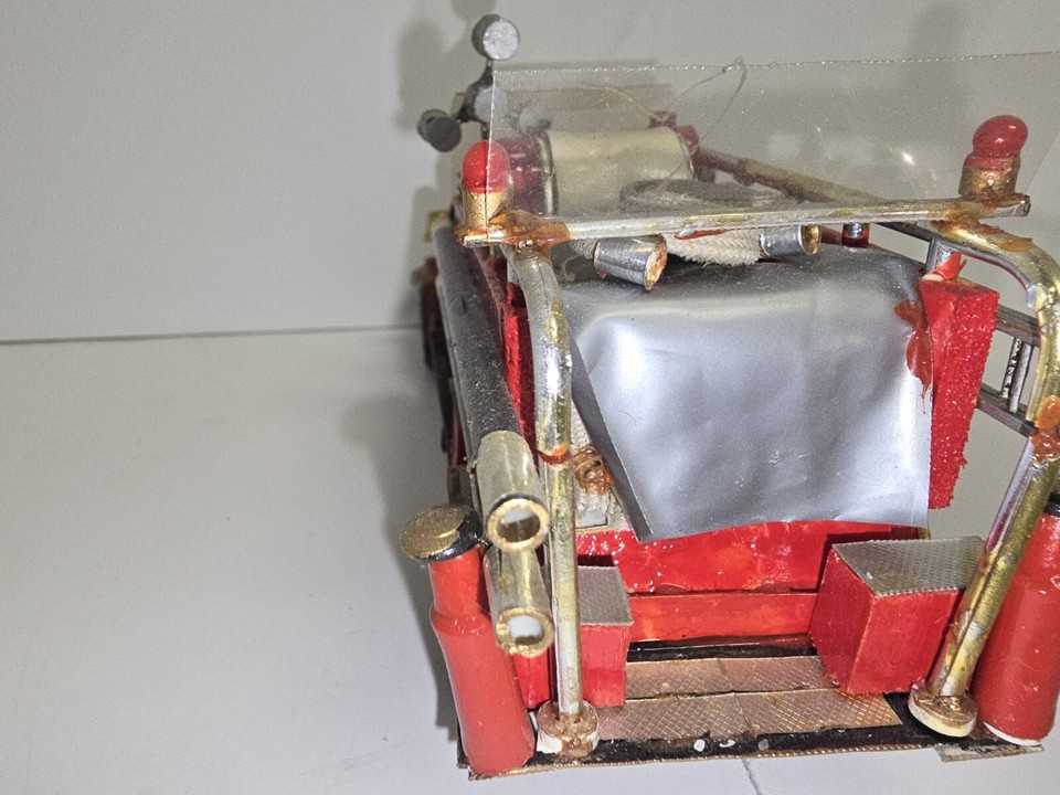 FIRE TRUCK VINTAGE STYLE HANDMADE | eBay