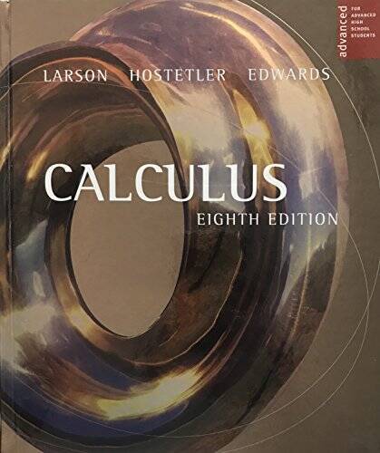 Larson Calculus Advanced Placement Eighth Edition - Hardcover - VERY ...