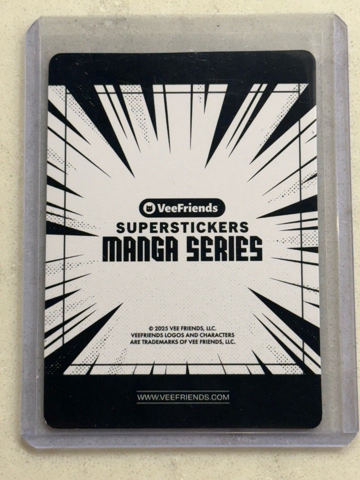 2025 MANGA Super STICKERS VeeFriends Auto Gary Vee Signed NSCC FEARLESS ...
