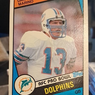 1984 Topps Dan Marino #123 Miami Dolphins AFC Pro Bowl Football Card | eBay