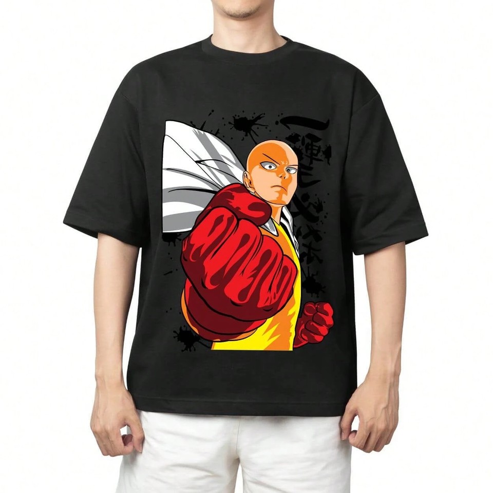 Anime Wibu One Punch Man Saitama T-Shirt V12 | eBay