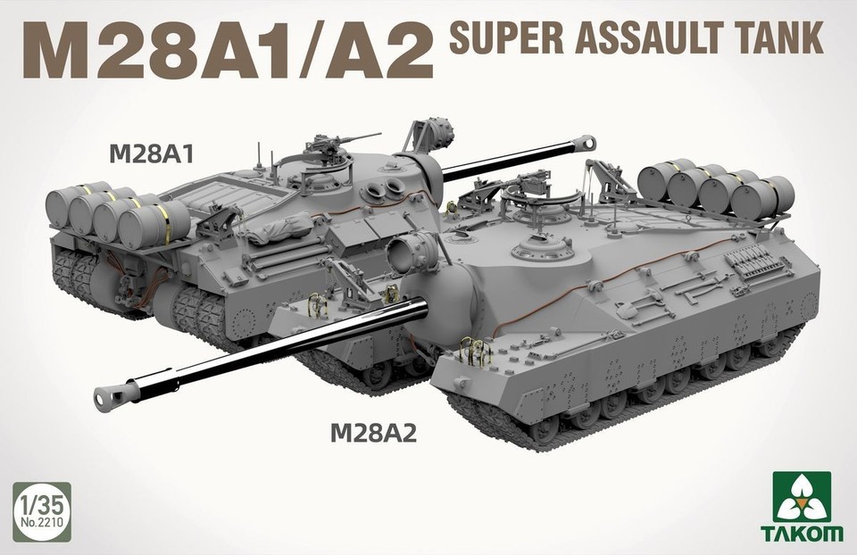 TAKOM 2210 1/35 M28A1/A2 Super Assault Tank | eBay