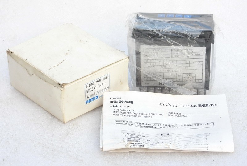 NOS NEW HENIX CORPORATION MODEL MG36A1-T-V6 DIGITAL INDUSTRIAL PANEL ...