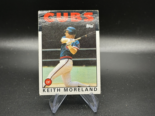Keith Moreland - 1986 Cubs - Card 266 1986 Topps | eBay