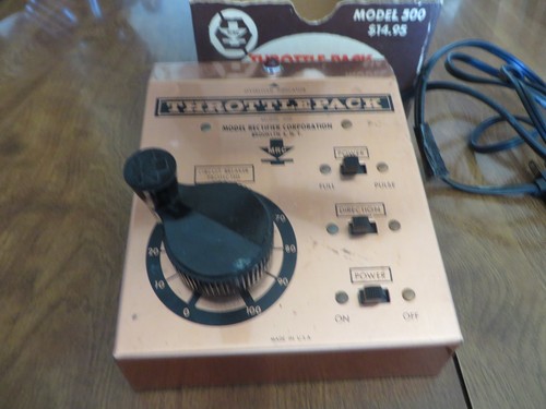MRC #500 Throttle Pack DC Power Pack Transformer w/ Pulse Power TESTED ...