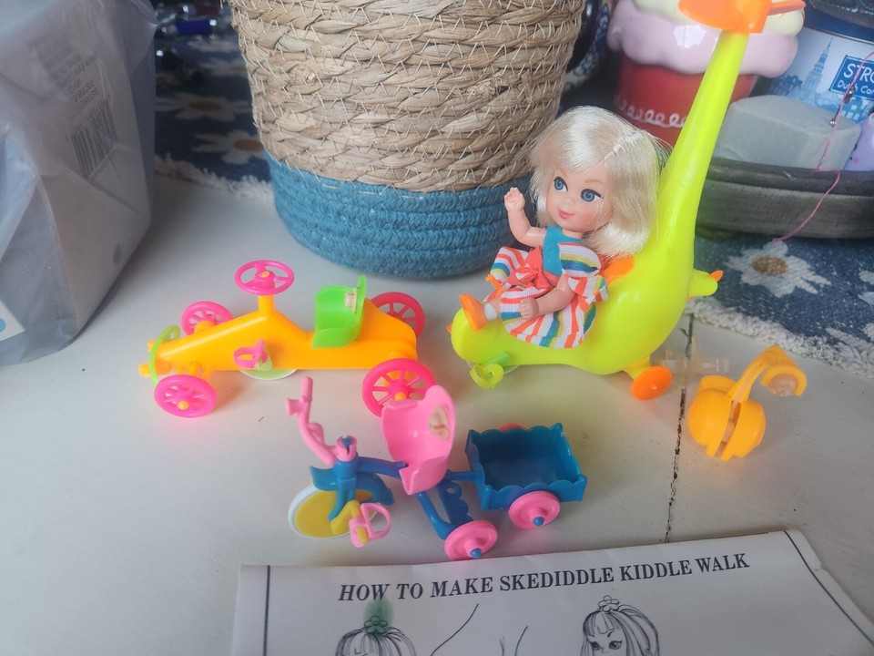 Vintage 1968 Mattel Liddle Kiddles Lickety Spliddle Doll & Her ...