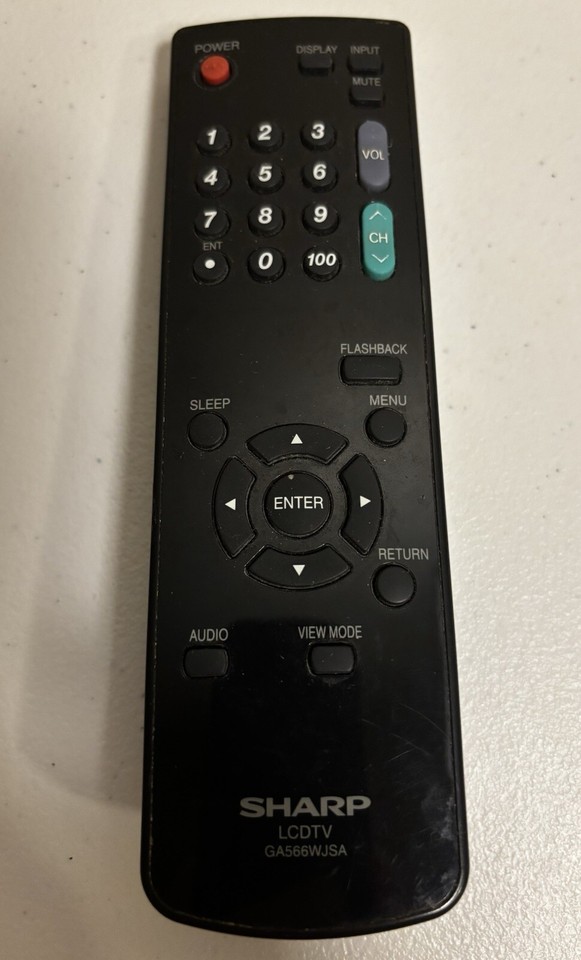 Sharp LC-20SH7U 20” LCD TV AUX RCA AV Gaming S-Video W/ Remote, Tested ...