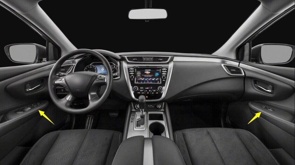 Peach Wood Grain Window Lift Panel Switch Cover Trim For Nissan Murano ...