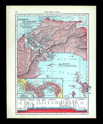 1900-Now - Map Of Panama